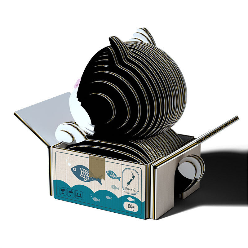 Eugy Cat - Tuxedo - 3D Model Kit – Presence On Harbour · Ōamaru · Gift ...