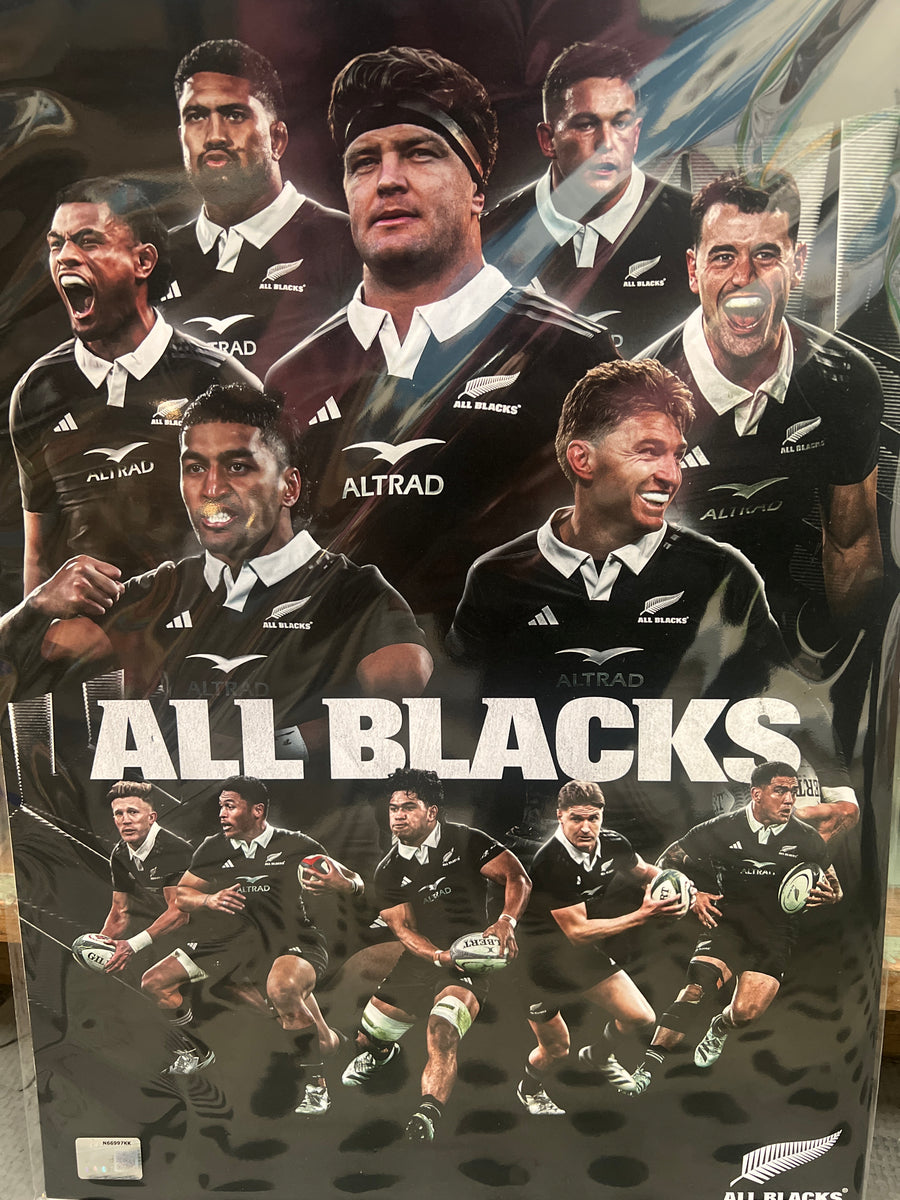 All Blacks Poster A3 – Presence On Harbour · Ōamaru · Gift Shop · Art ...
