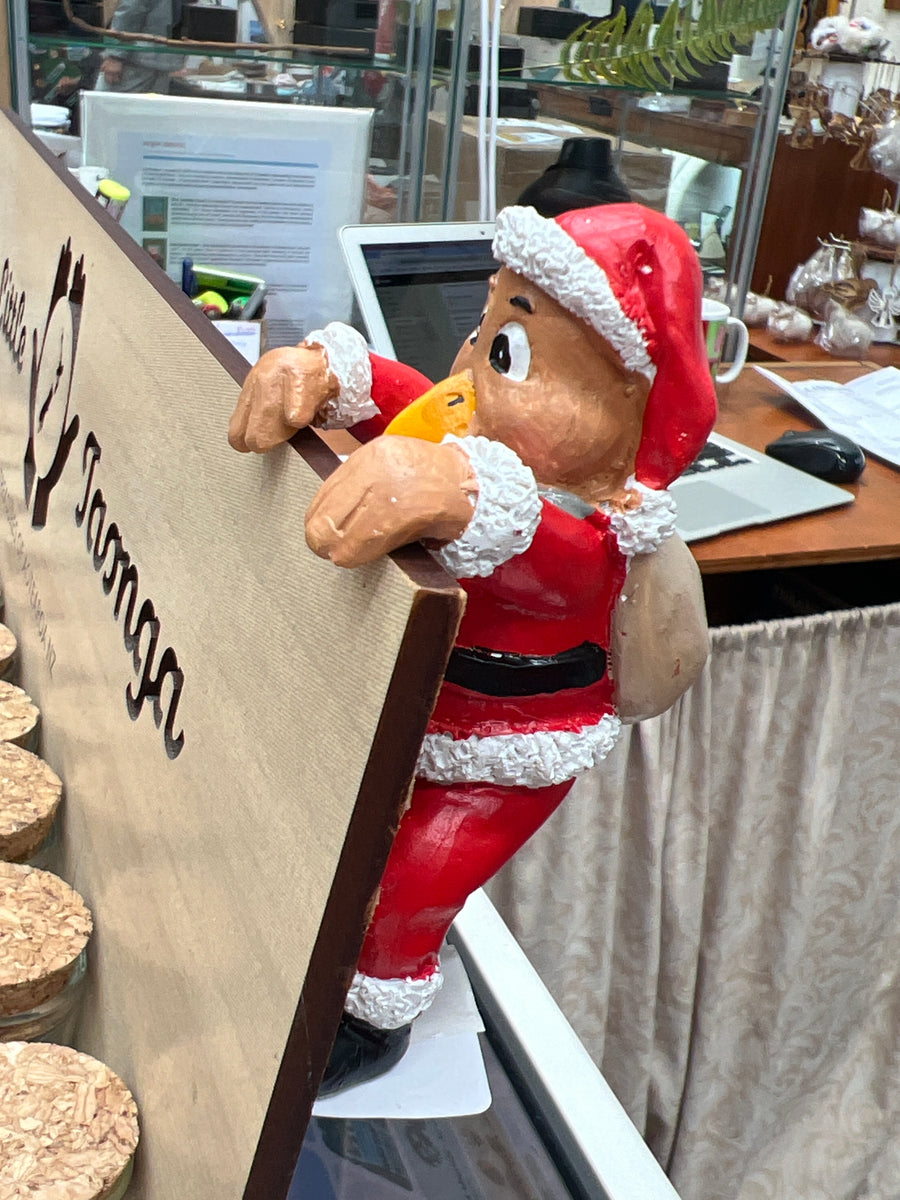 Hanging Kiwi Santa – Presence On Harbour · Ōamaru · Gift Shop · Art ...