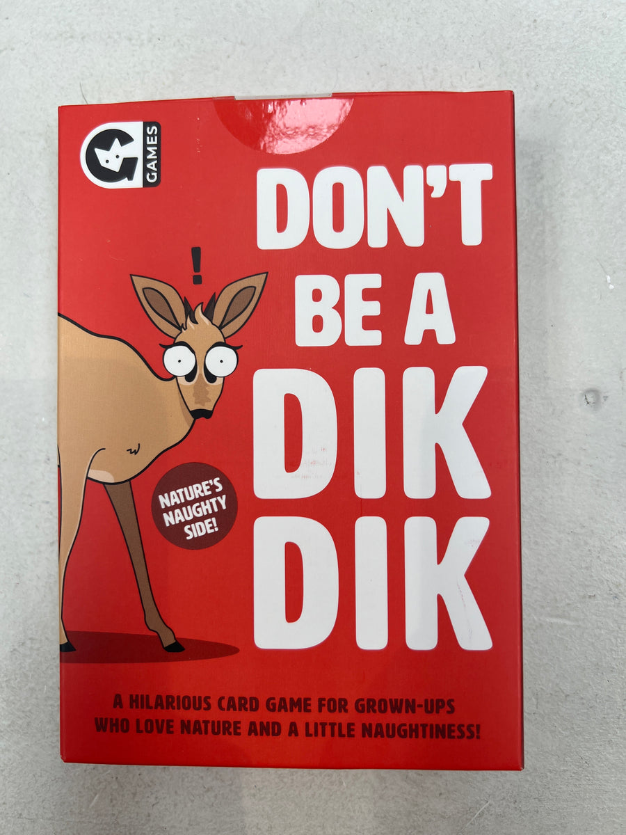 Don't Be a Dik Dik Card Game - to be discontinued – Presence On Harbour ...