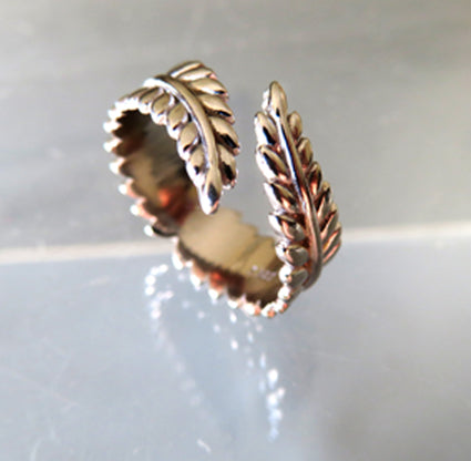 Silver Fern Ring - Sterling Silver – Presence On Harbour · Ōamaru ...
